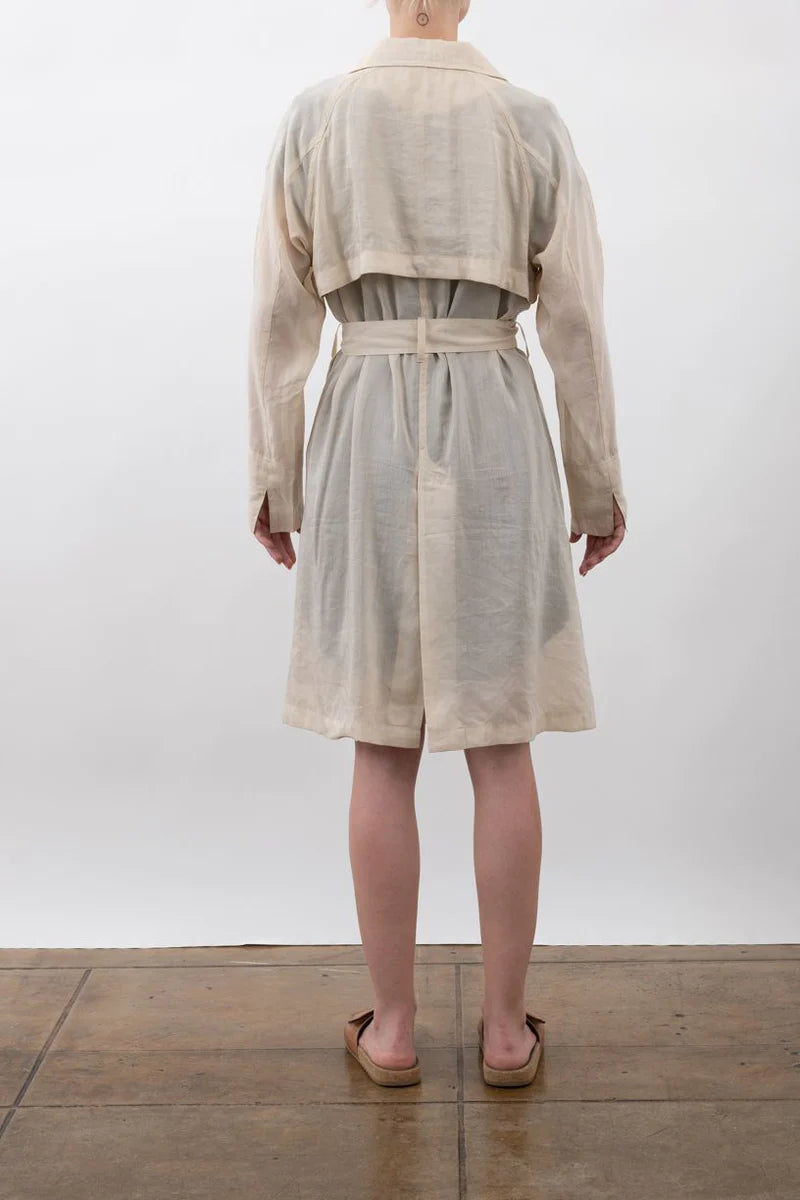 Elvihana Elaine Kim Sheer Trench Coat – August Baton Rouge